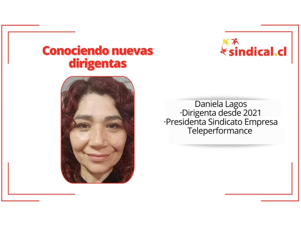 Conociendo nuevas dirigentas: Daniela Lagos, Sindicato Empresa ...